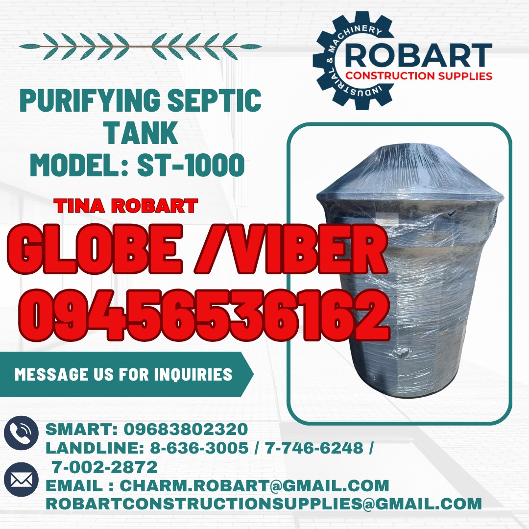 Purifying Septic Tank, Commercial & Industrial, Construction & Building ...