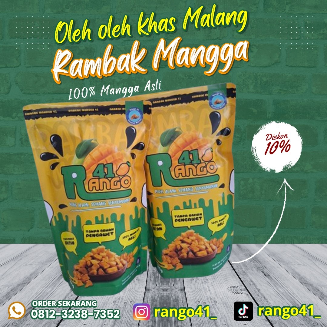 Rambak Mangga Rango41 200gr: Camilan Khas Malang Penuh Cita Rasa ...