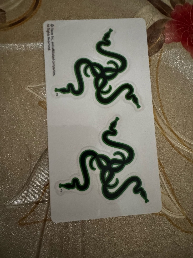 Razer Stickers, Hobbies & Toys, Toys & Games on Carousell