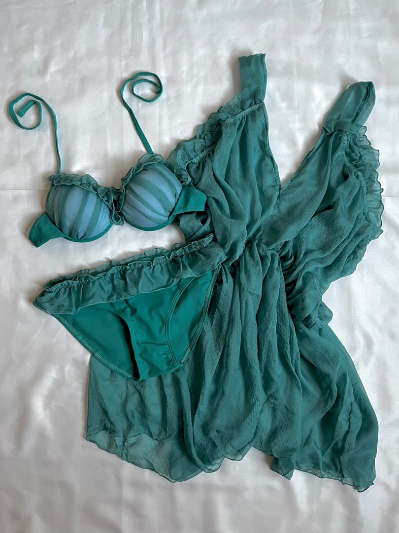 Shoujo mermaid swimsuit set, Women's Fashion, Swimwear, Bikinis ...