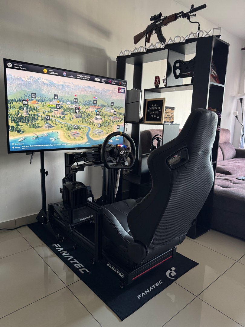 Sim Racing GT1 Aluminum 4080 Profile Simulator (Rig sahaja), Video ...