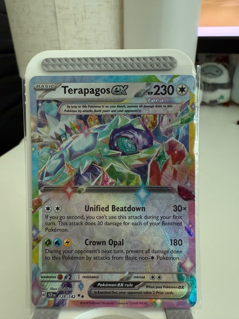 Terapagos EX stellar crown, Hobbies & Toys, Toys & Games on Carousell