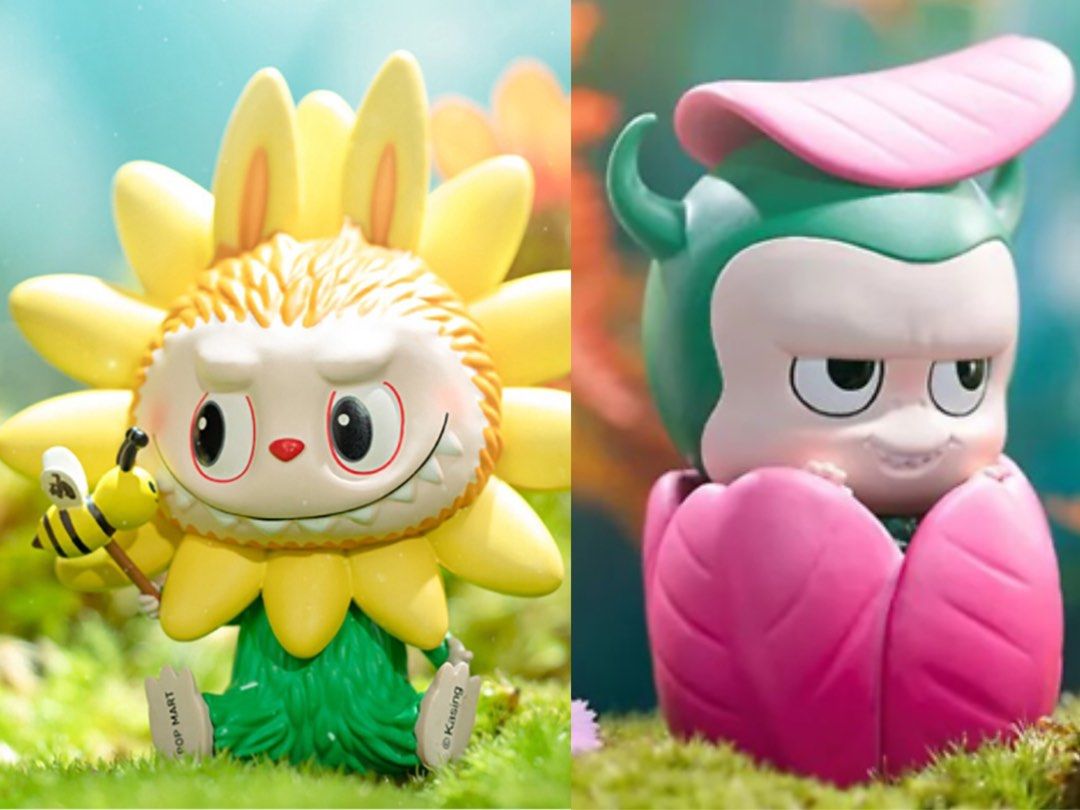 The Monsters Labubu Flower Elves Series - Sunflower & Tulip, Hobbies ...