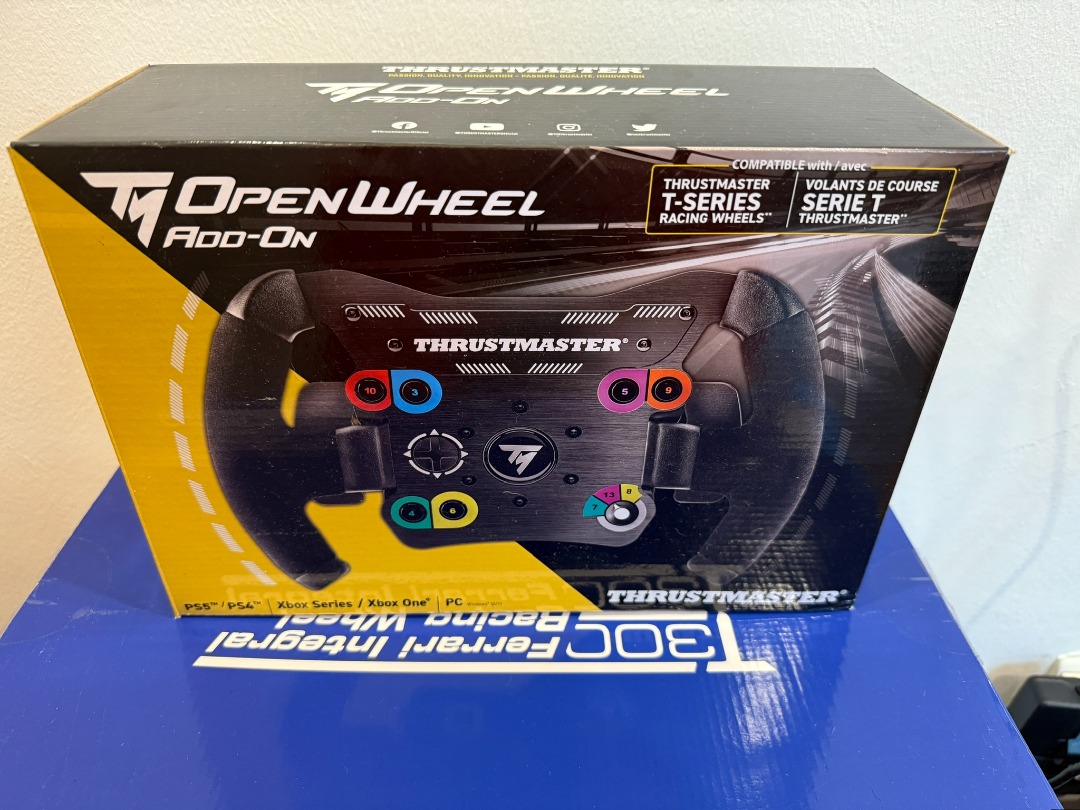 ThrustMaster TM Open Wheel Add-On Racing Wheel, Video Gaming, Gaming ...