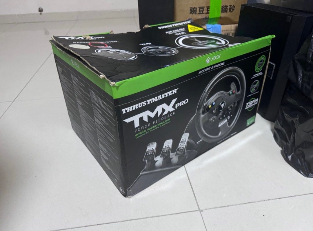 Thrustmaster tmx pro force feedback XBOX, 電子遊戲, 遊戲機配件, 手掣 - Carousell