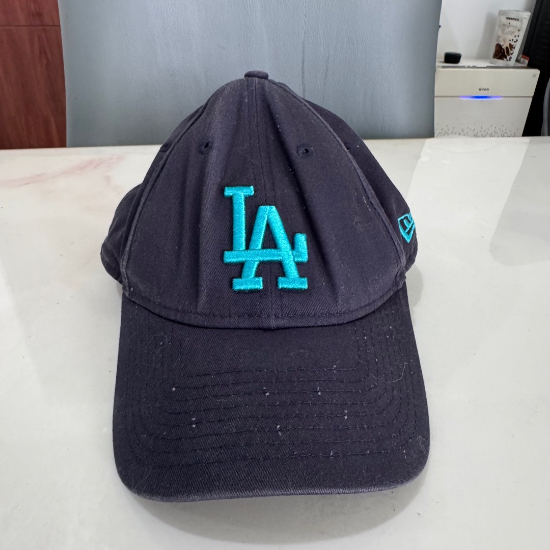 Topi New Era Navy 9 FORTY, Fesyen Pria, Aksesoris, Topi di Carousell