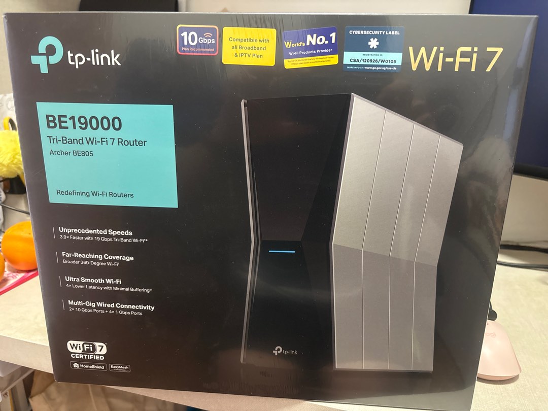 TP-Link BE1900 Router WiFi 7, Computers & Tech, Parts & Accessories ...