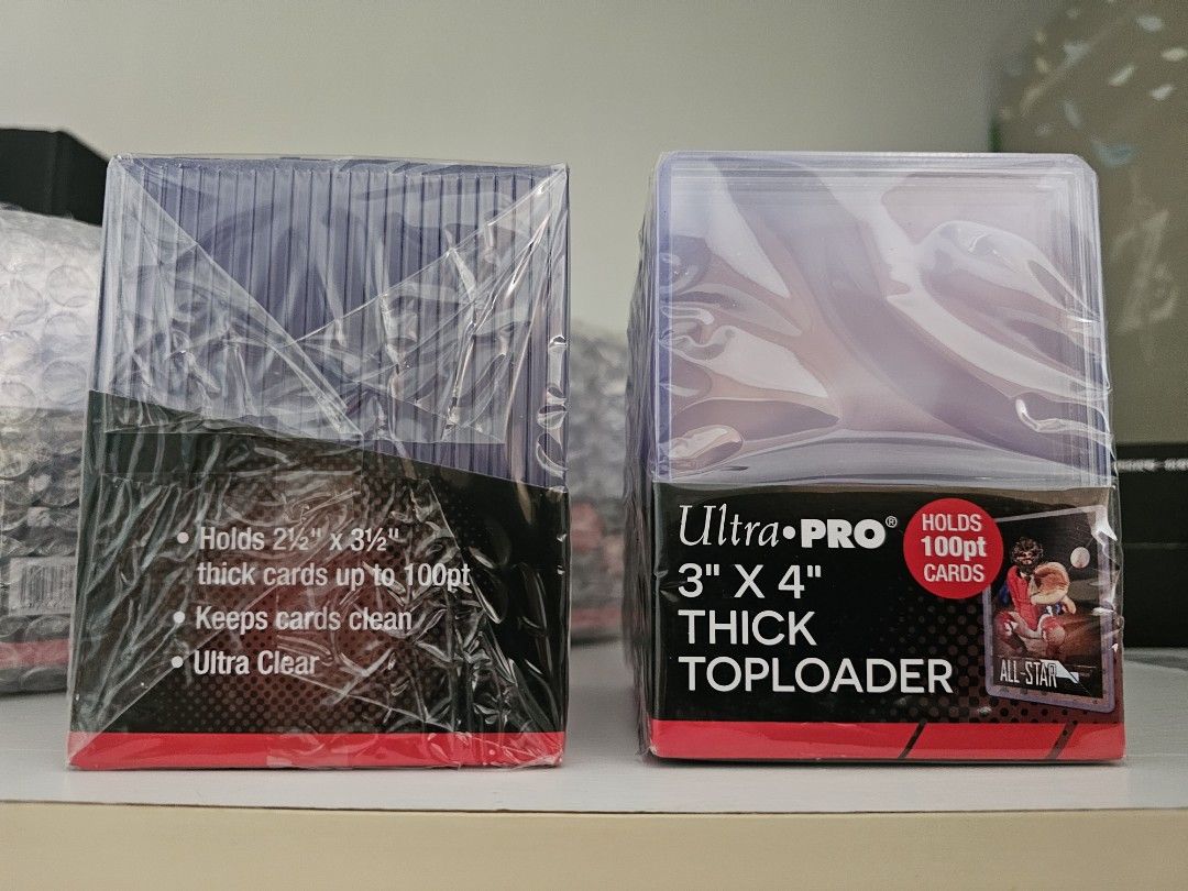 Ultrapro Thick Toploaders (100pt) 25pcs, Hobbies & Toys, Toys & Games ...