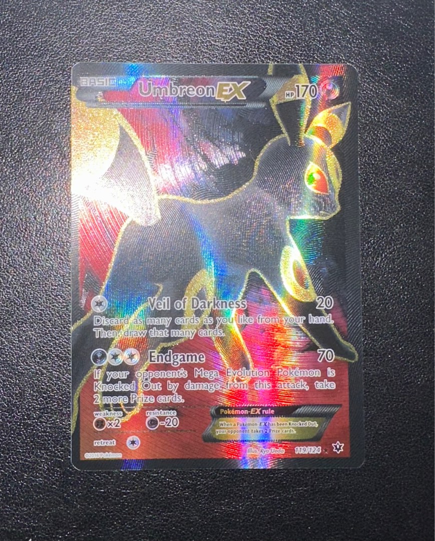Umbreon Ex 119/124 Full Art XY Fates Collide Pokemon Card TCG, Hobbies ...
