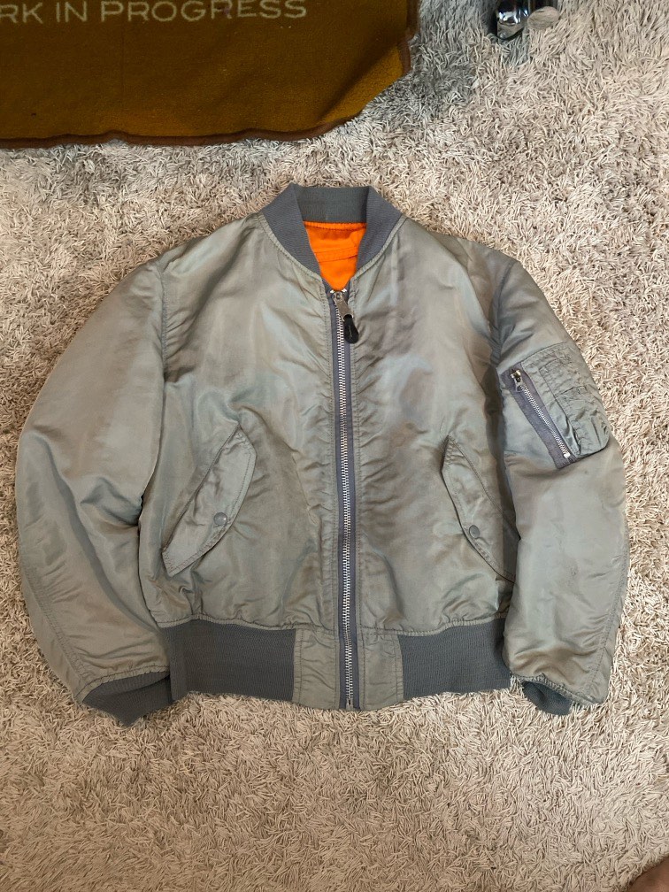 Vintage Alpha ma1 bomber jacket, Men's Fashion, Coats, Jackets and ...