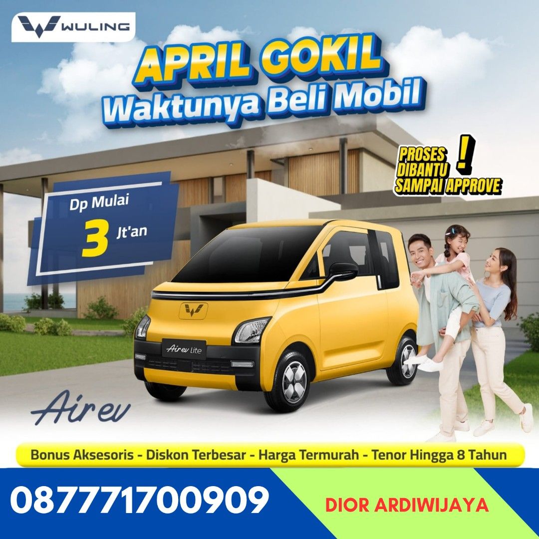 Wuling new airev, Mobil & Motor, Mobil untuk Dijual di Carousell