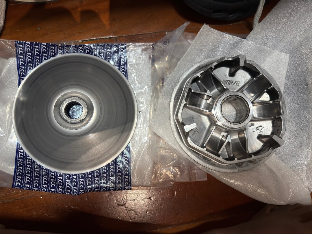 Xmax Morza front pulley set , Motorcycles, Motorcycle Accessories on ...