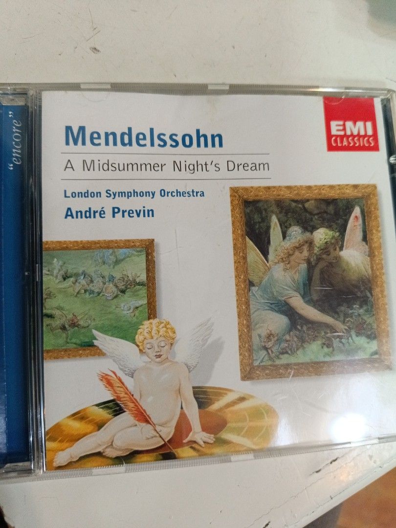 020325 André Previn , Mendelssohn,A Midsummer Nights Dream,made in EU EMI, 興趣及遊戲, 音樂、樂器 & 配件, 音樂 ...