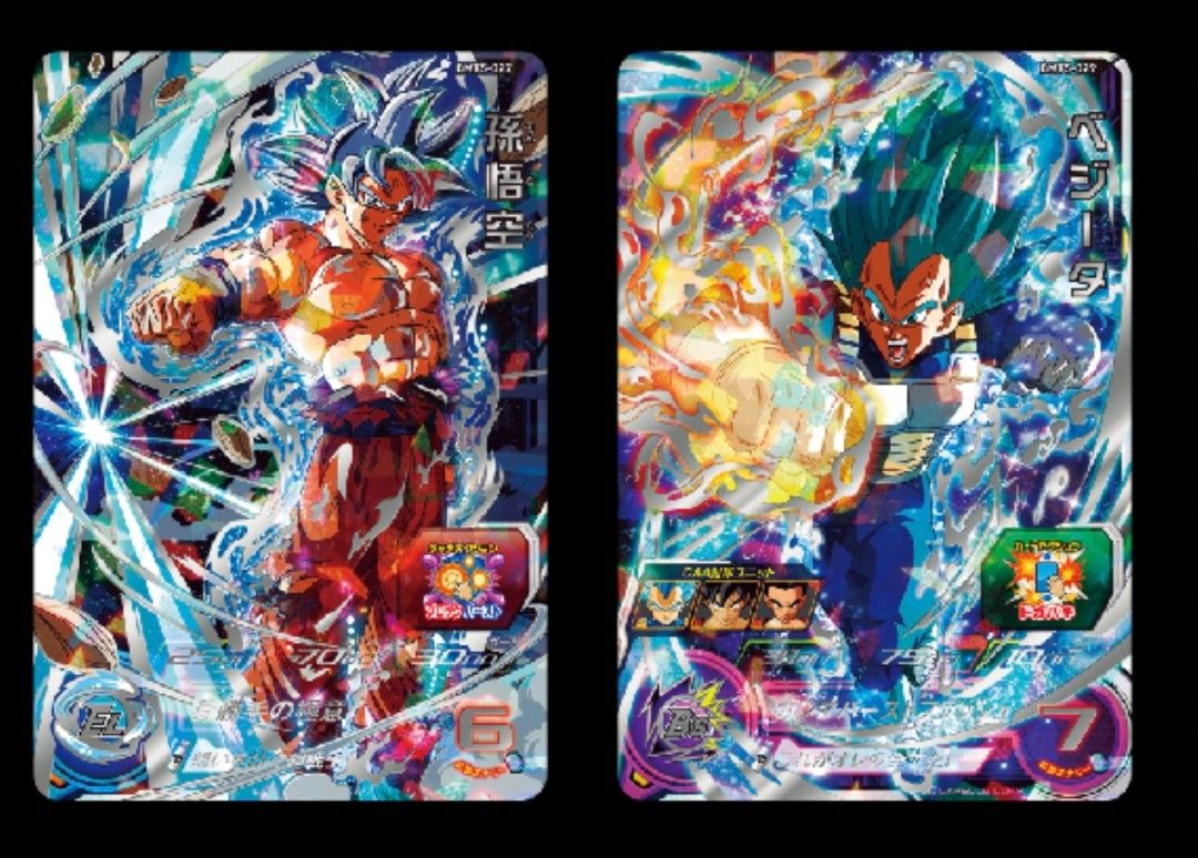 「稀少」七龍珠英雄卡 SDBH 龍珠卡 比賽冠軍卡 優勝獎品 4星 BMT5-027 孫悟空 & BMT5-028 達爾 比達 Super Dragon ball Heroes, 興趣及遊戲 ...