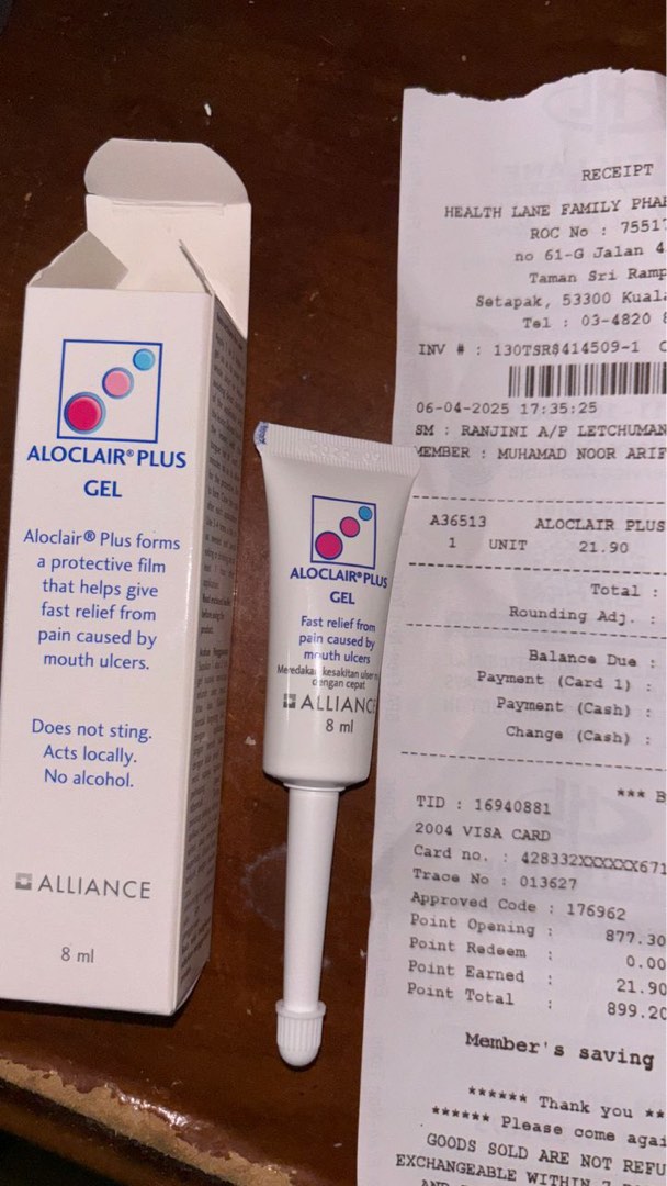 Aloclair Plus Gel for ulcer, Beauty & Personal Care, Oral Care on Carousell
