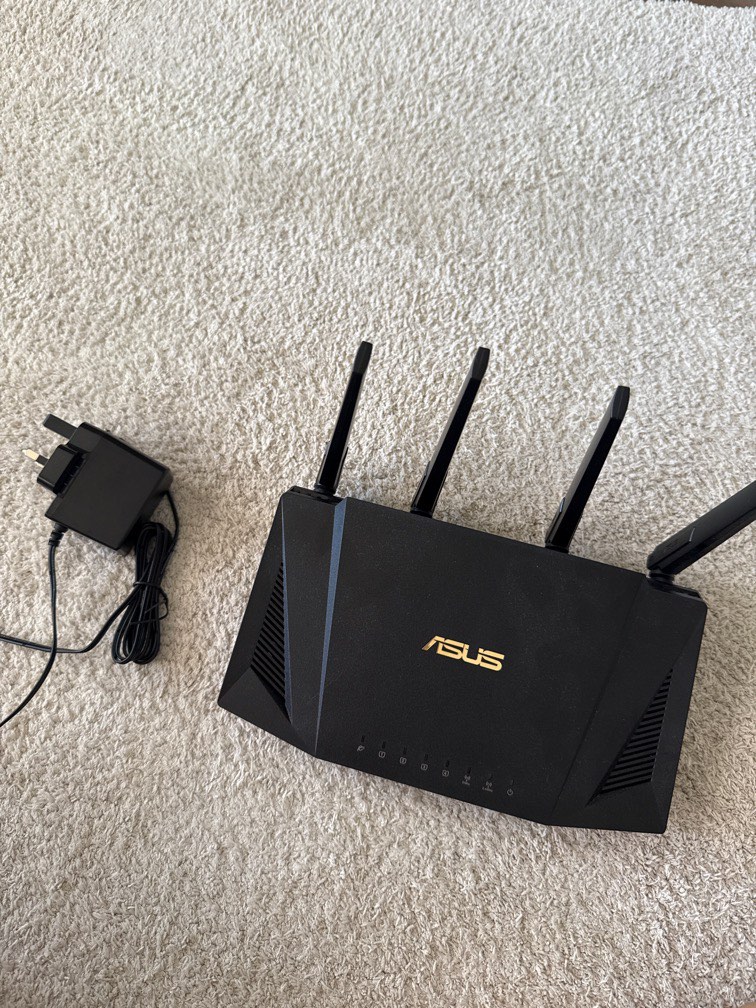 ASUS RT AX3000 Dual Band WiFi Router, Computers & Tech, Parts ...