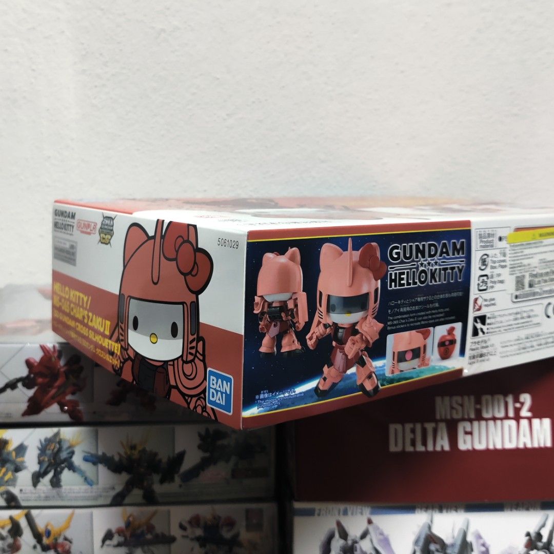 Bandai SDCS Hello Kitty Char's Zaku II Gundam, Hobbies & Toys, Toys & Games on Carousell