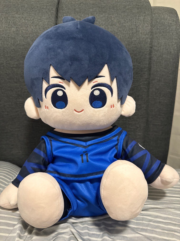 Blue Lock Isagi Plushie, Hobbies & Toys, Toys & Games on Carousell