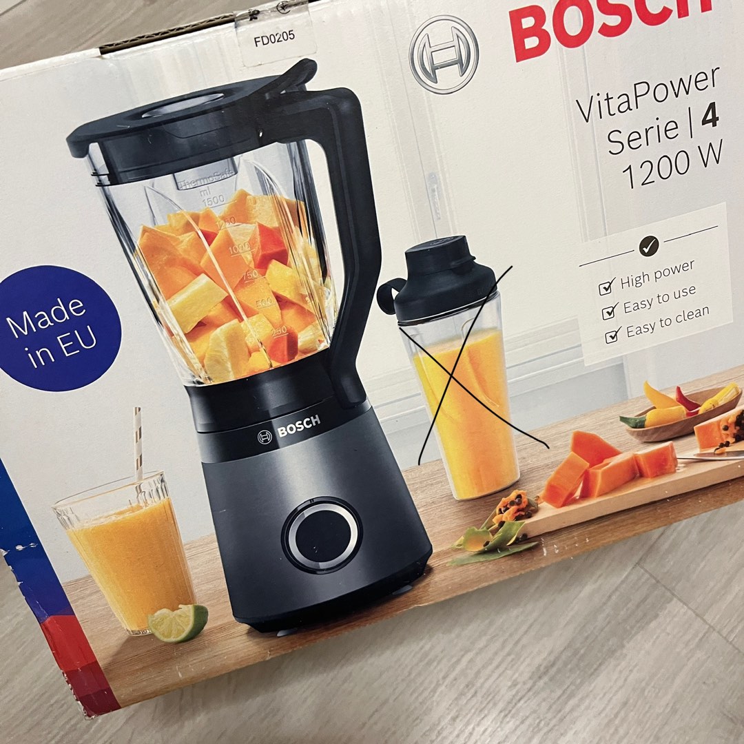 bosch mixer/blender brand new original price at $1600, 家庭電器, 廚房電器, 榨汁機及 ...