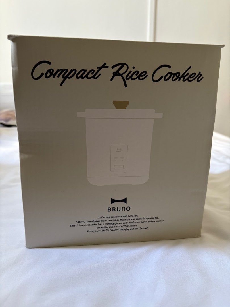 BRUNO compact rice cooker, Furniture & Home Living, Kitchenware ...