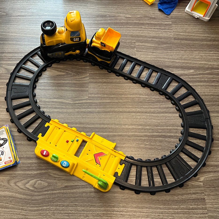 CAT Train Set Toy, Hobbies & Toys, Toys & Games on Carousell