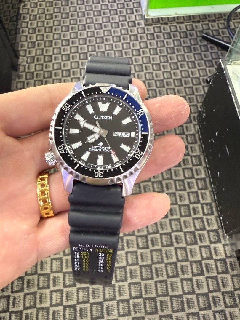 CITIZEN PROMASTER FUGU AUTOMATIC DIVERS 200M NY0111, Men's Fashion ...