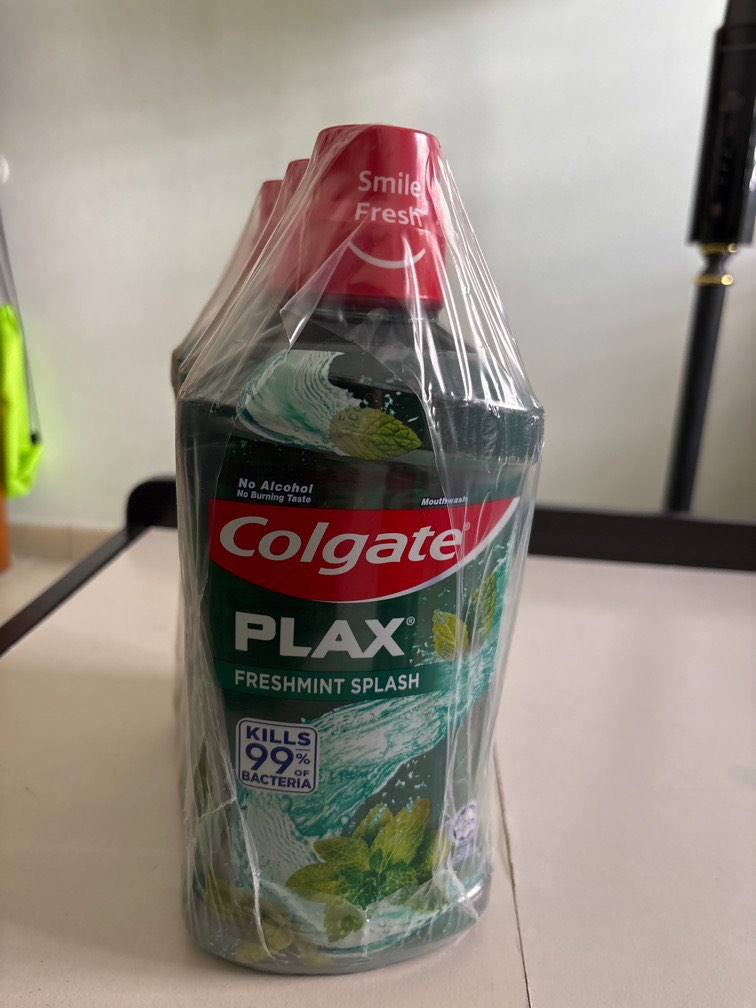 Colgate plax mouthwash 1L x3, Beauty & Personal Care, Oral Care on ...