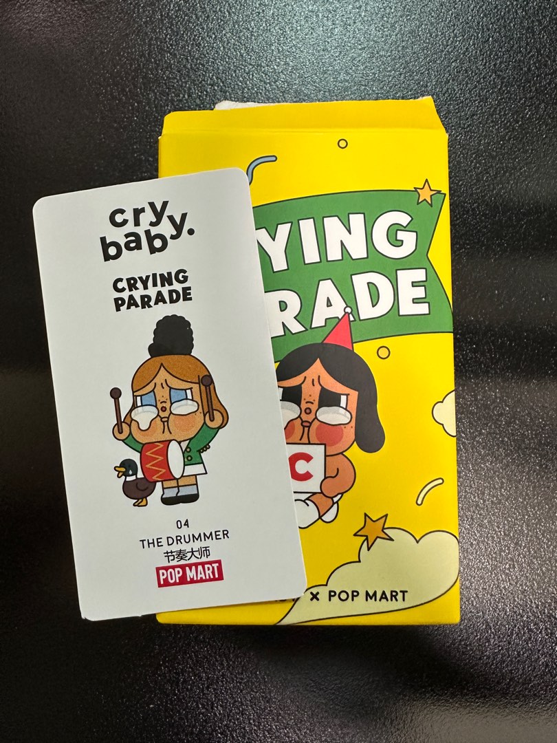Cry baby crying Parade 巡遊系列-04節奏大師 The Drummer, 興趣及遊戲, 玩具 & 遊戲類 - Carousell
