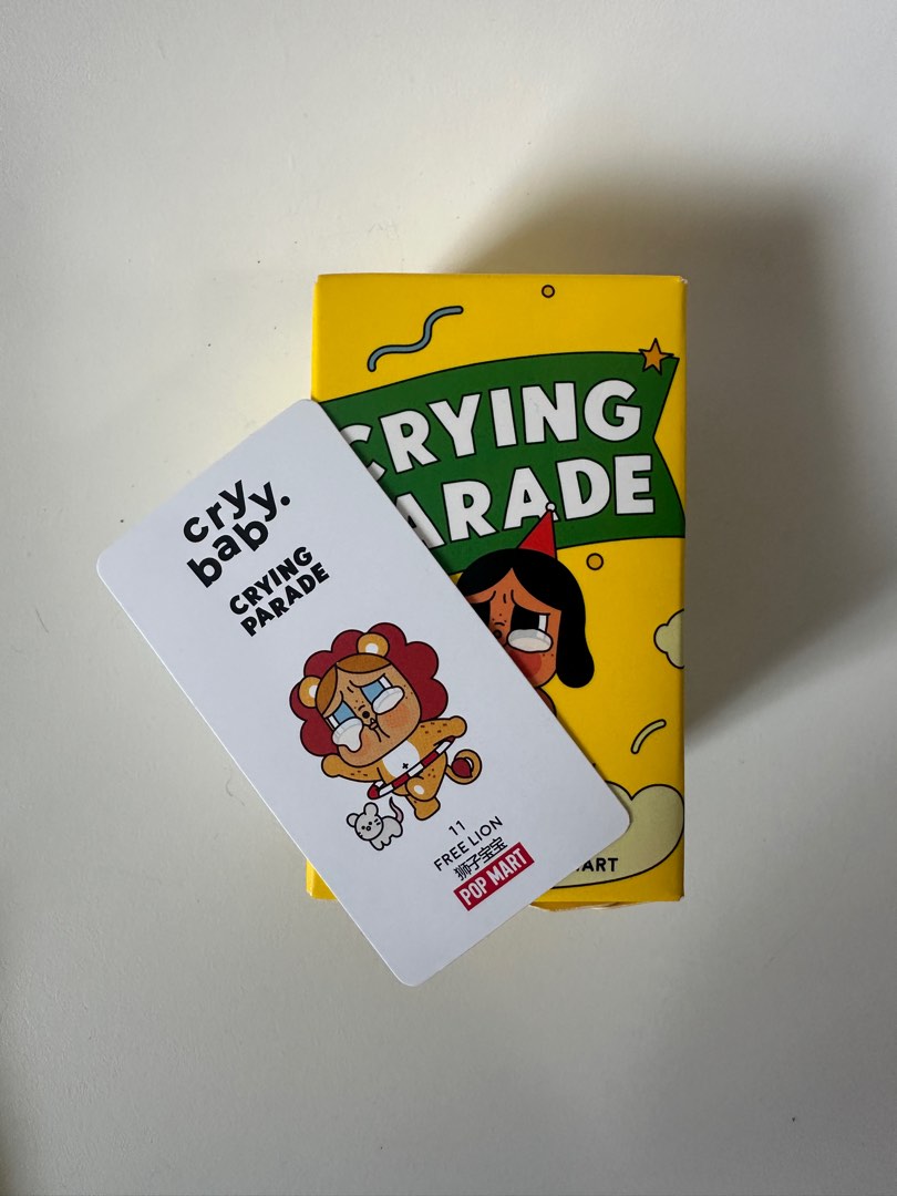 Cry Baby Crying Parade Figure “Free Lion”, Toys & Collectibles, Mainan ...