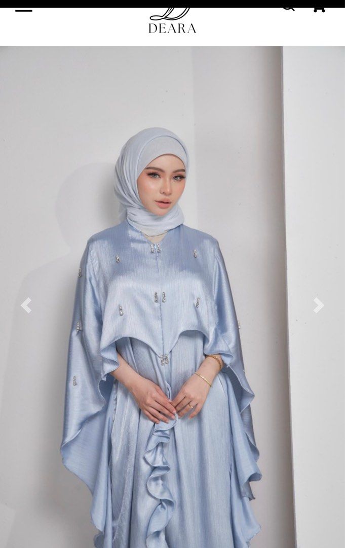 DEARA OCEAN BLUE FREE SIZE, Women's Fashion, Dresses & Sets, Dresses on ...