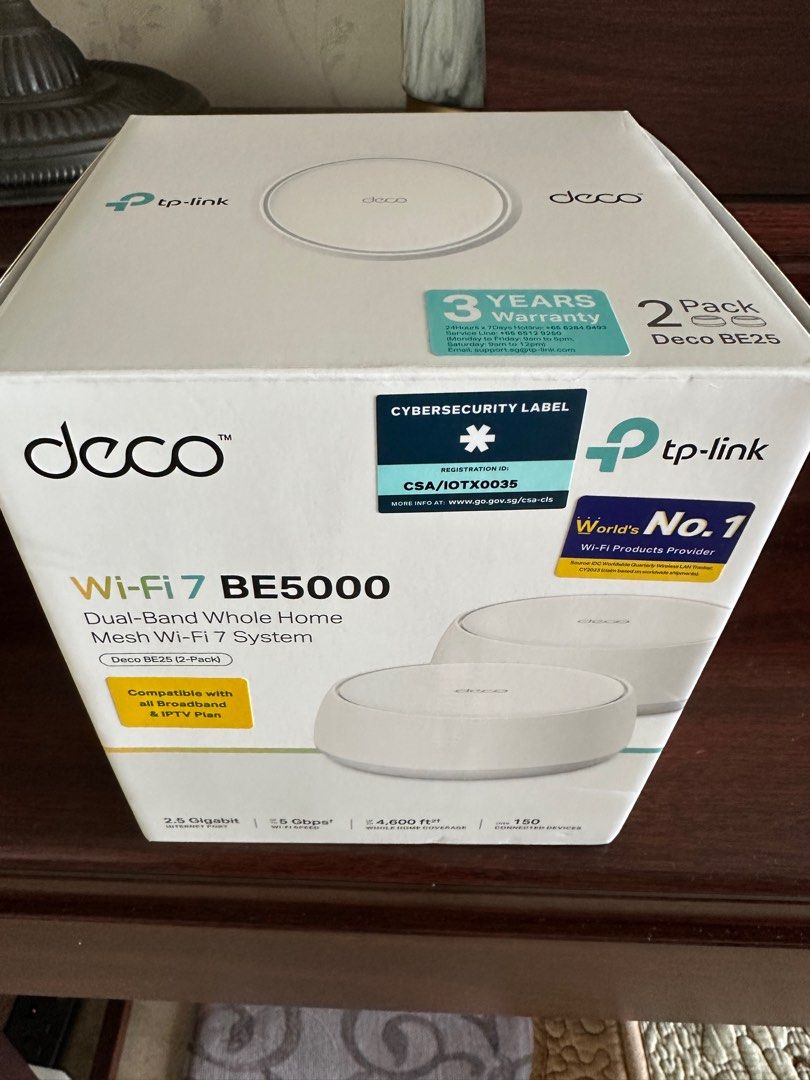 Deco BE5000 Wifi 7 Dual Band Whole House Mesh, Computers & Tech, Parts ...