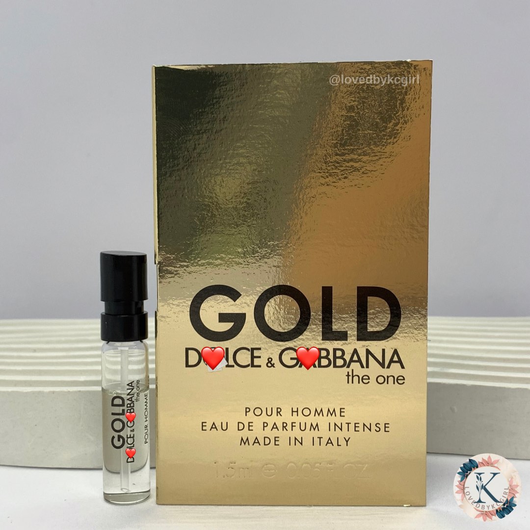 DG The One Gold EDP INTENSE (VIAL) 1.5mL, Beauty & Personal Care ...