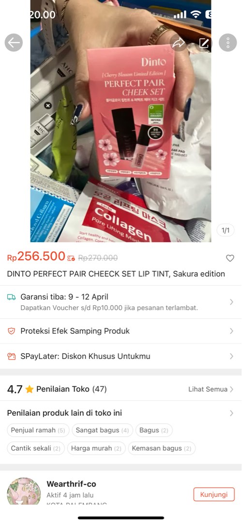 Dinto lip tint set , special edition, Kesehatan & Kecantikan, Rias Wajah di Carousell