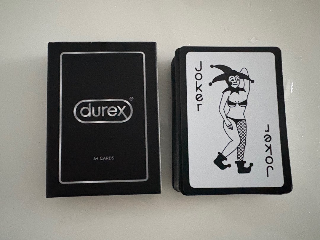 Durex limited edition playing cards, Hobbies & Toys, Toys & Games on ...