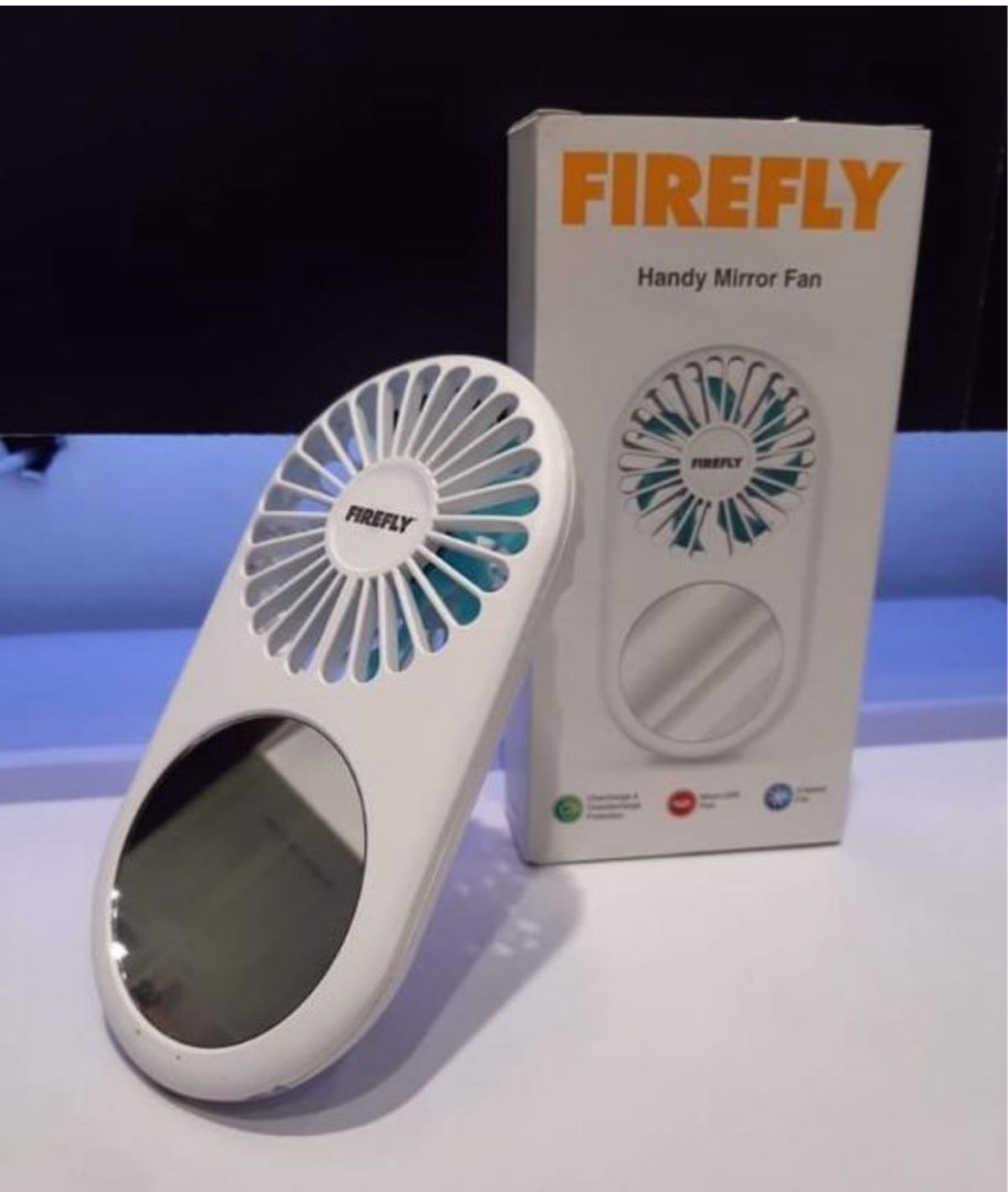 Firefly Rechargeable Mini Fan, Furniture & Home Living, Lighting & Fans ...