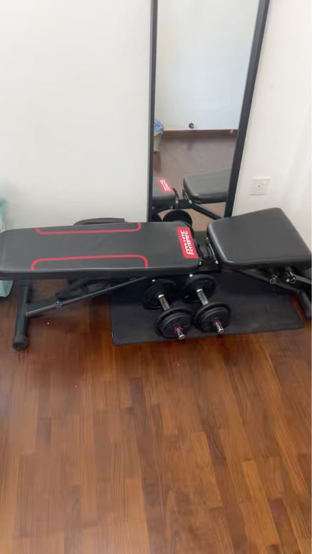 Fit mate reclining exercise bench, Sports Equipment, Exercise & Fitness ...