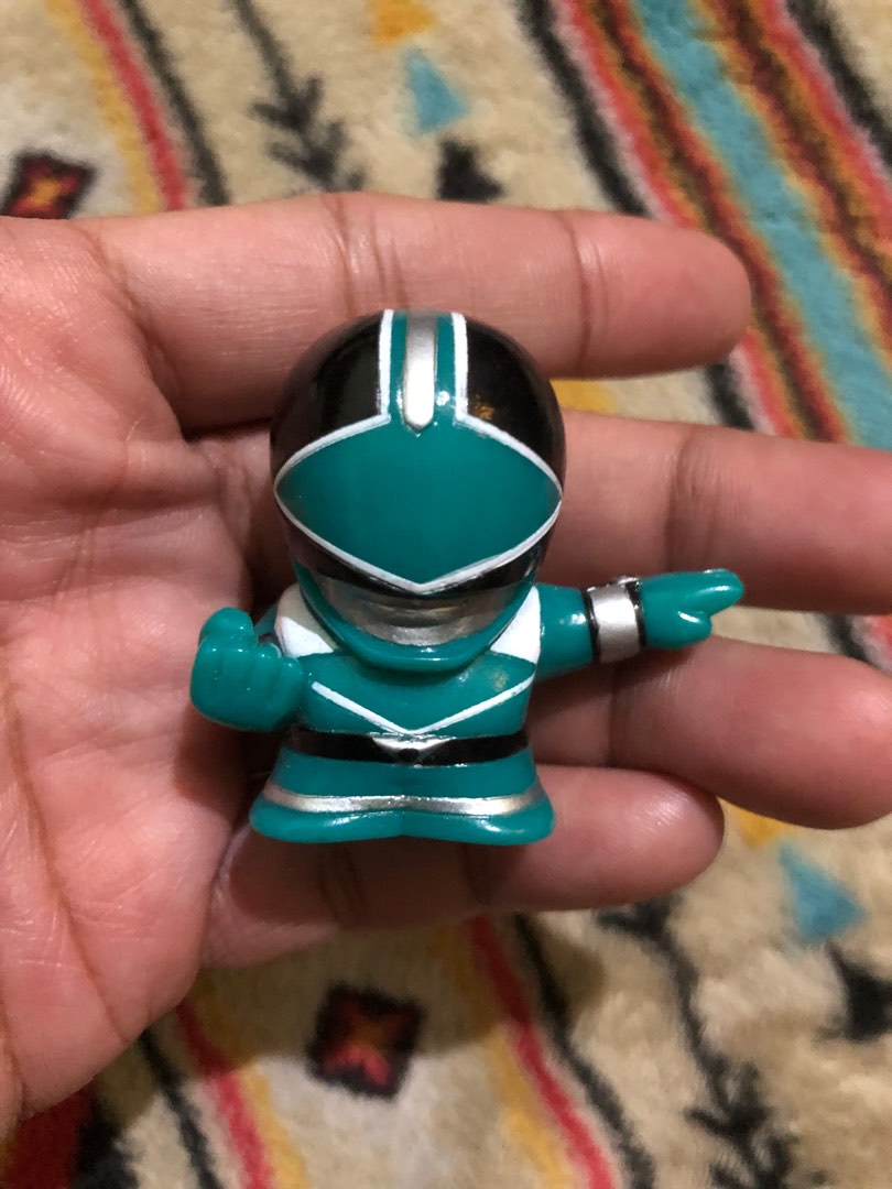 Green sentai finger puppet figure, Hobbies & Toys, Toys & Games on ...