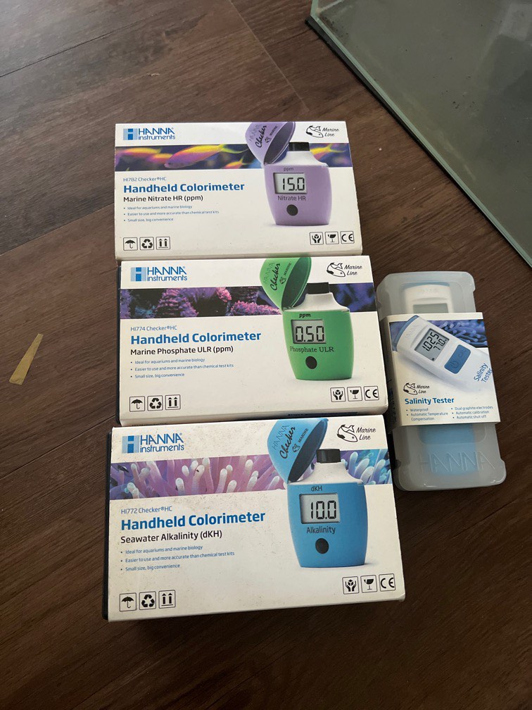 Hanna Testing Kits (Nitrate HR, Phos and KH), Pet Supplies, Homes ...