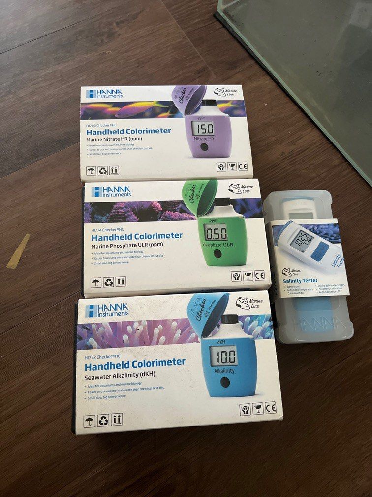 Hanna Testing Kits (Nitrate HR, Phos and KH), Pet Supplies, Homes ...