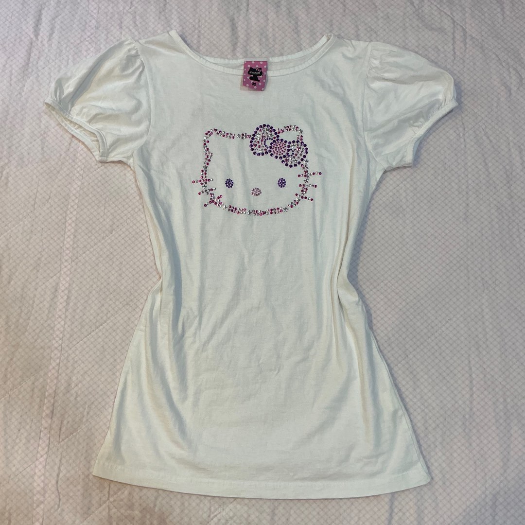 hello kitty puff sleeve, Women's Fashion, Tops, Blouses on Carousell