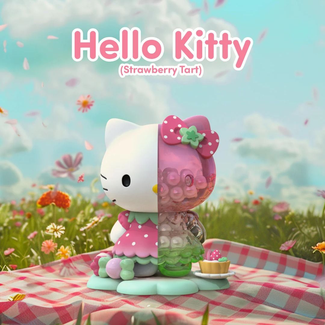 Hello Kitty Strawberry Tart - Mighty Jaxx Sanrio Floral Daydream Blind ...