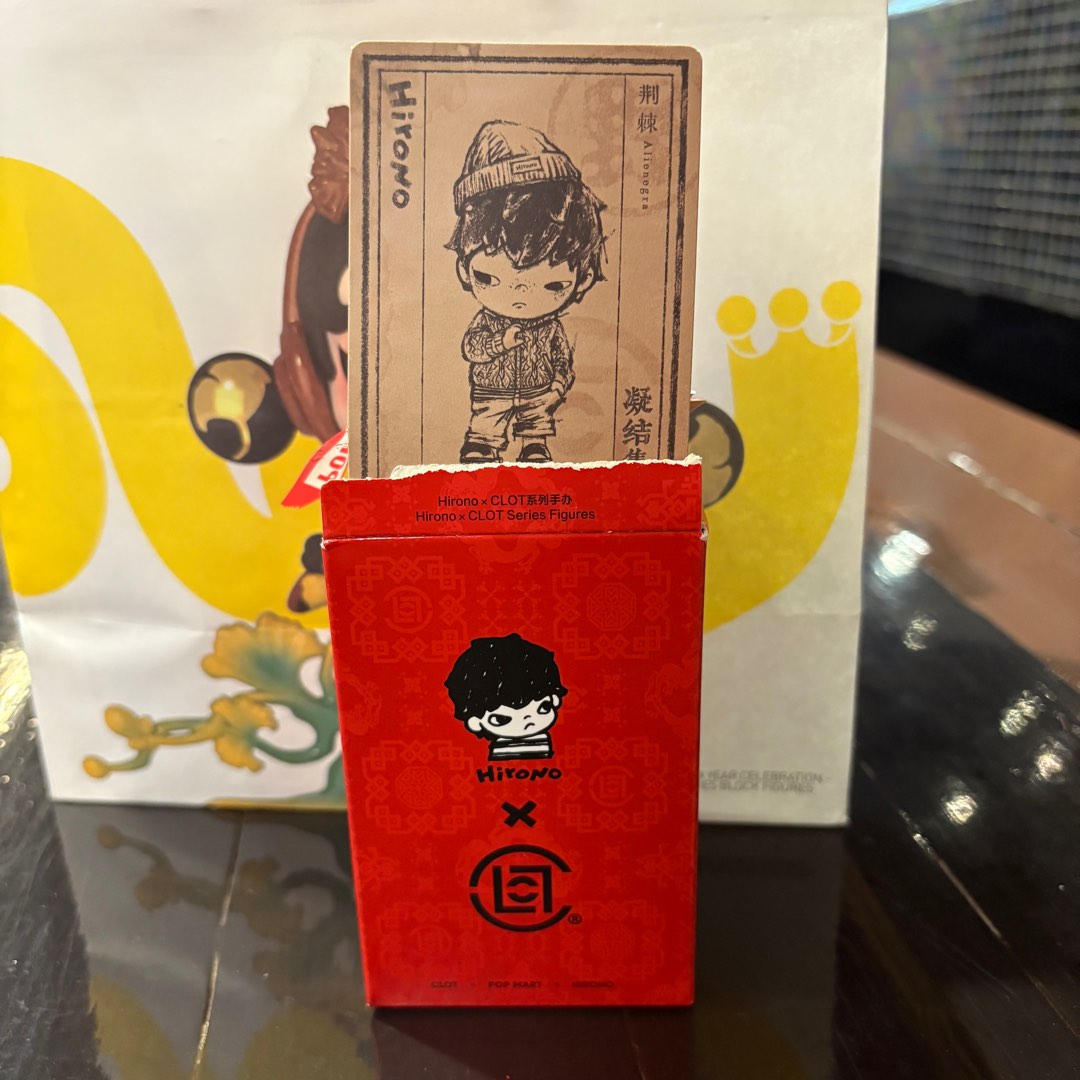 Hirono x clot figure - alienegra, Hobbies & Toys, Toys & Games on Carousell