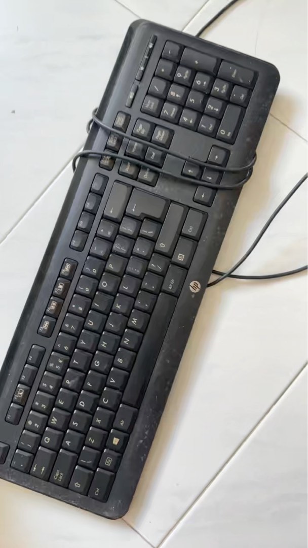 HP Wired Keyboard, Computers & Tech, Parts & Accessories, Computer ...