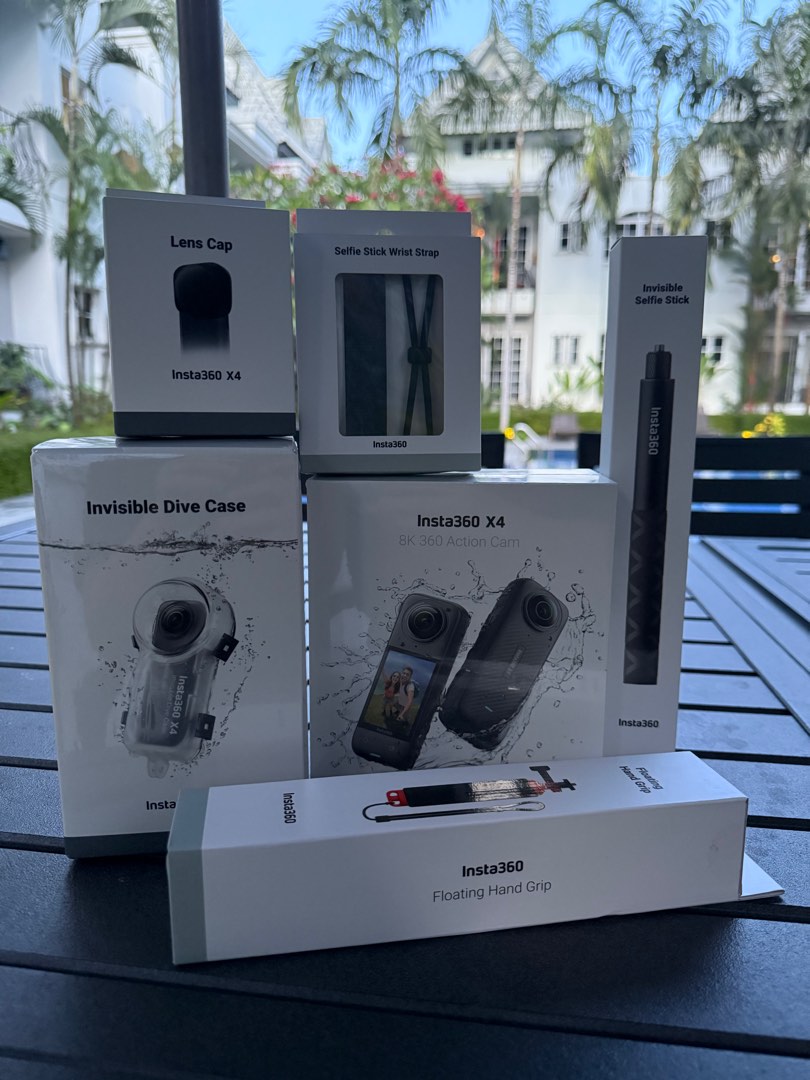 Insta360 x4 Dive set BN, Mobile Phones & Gadgets, Other Gadgets on Carousell