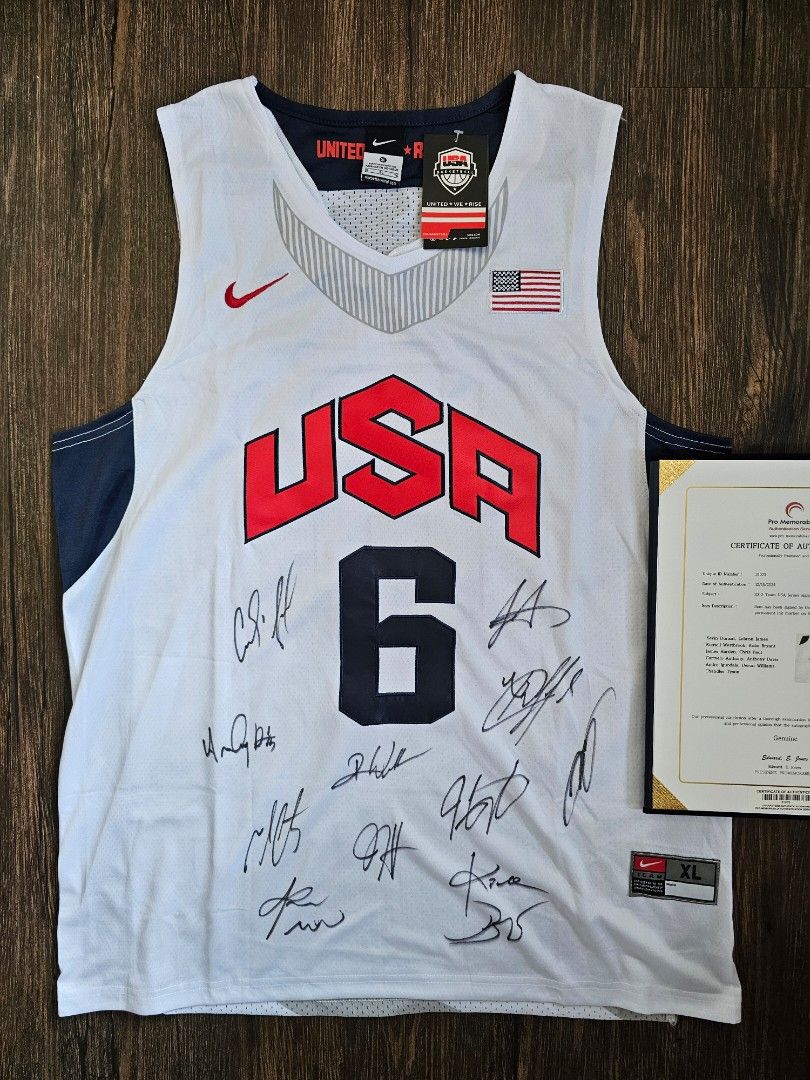 Jersey nba personally signed by lebron james kobe bryant with coa ...