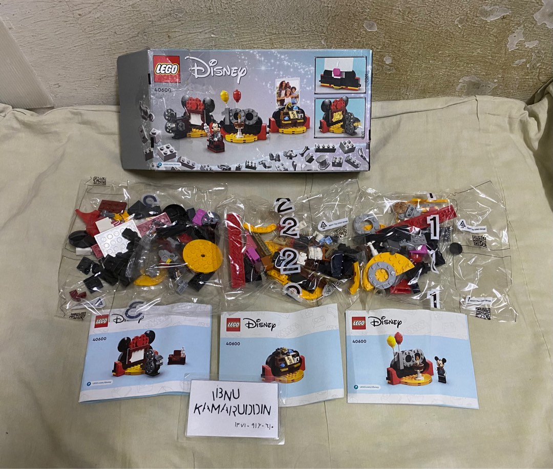 Lego 40600 Disney 100 Years Celebration, Hobbies & Toys, Toys & Games ...
