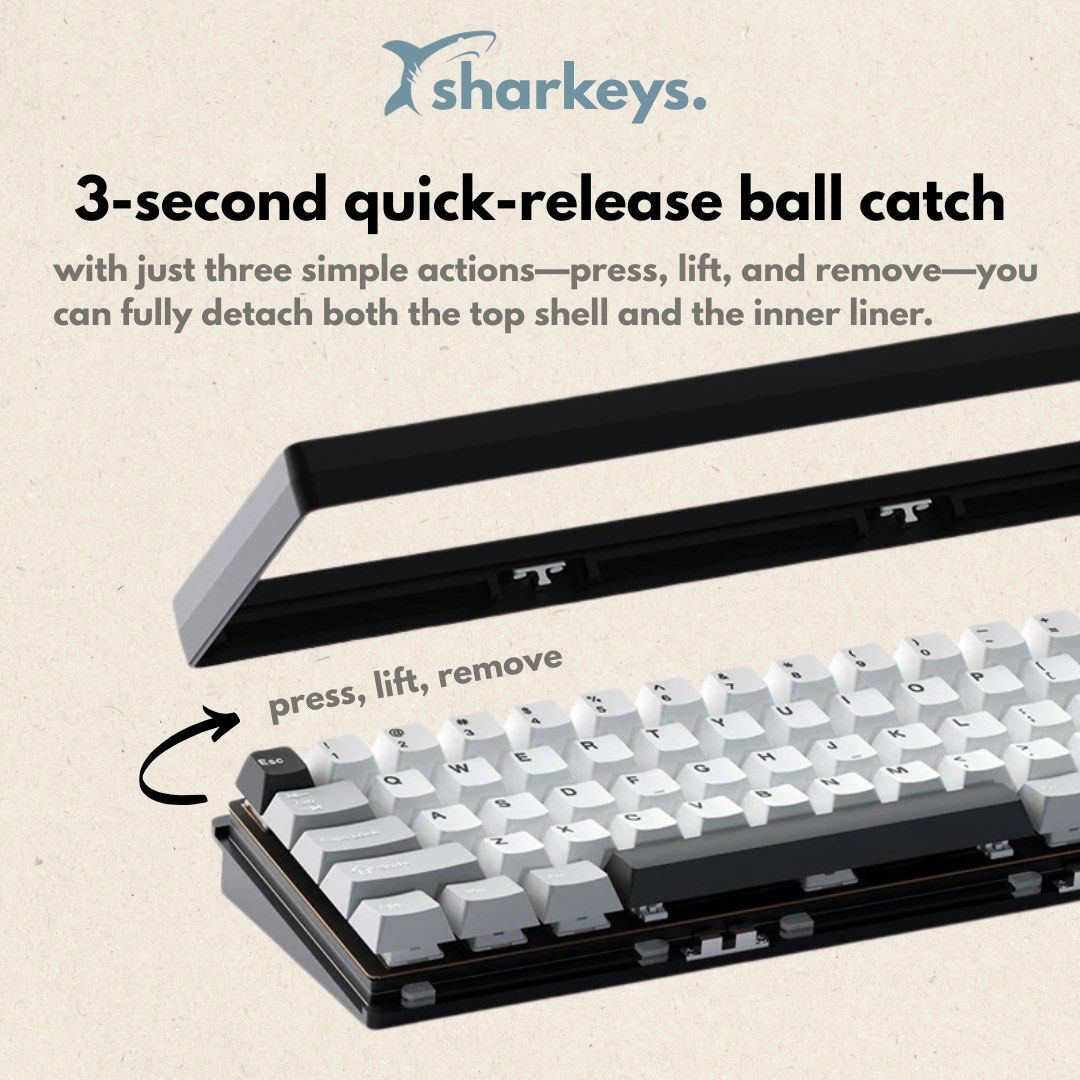 Lucky65 v2 Wireless Custom Mechanical Keyboard Gaming Office Work RGB ...