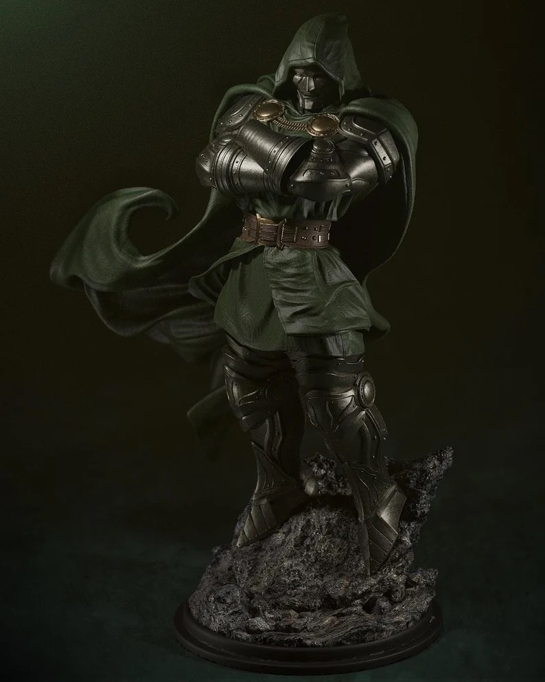 Marvel Dr Doom Statue Figurine, Hobbies & Toys, Toys & Games on Carousell