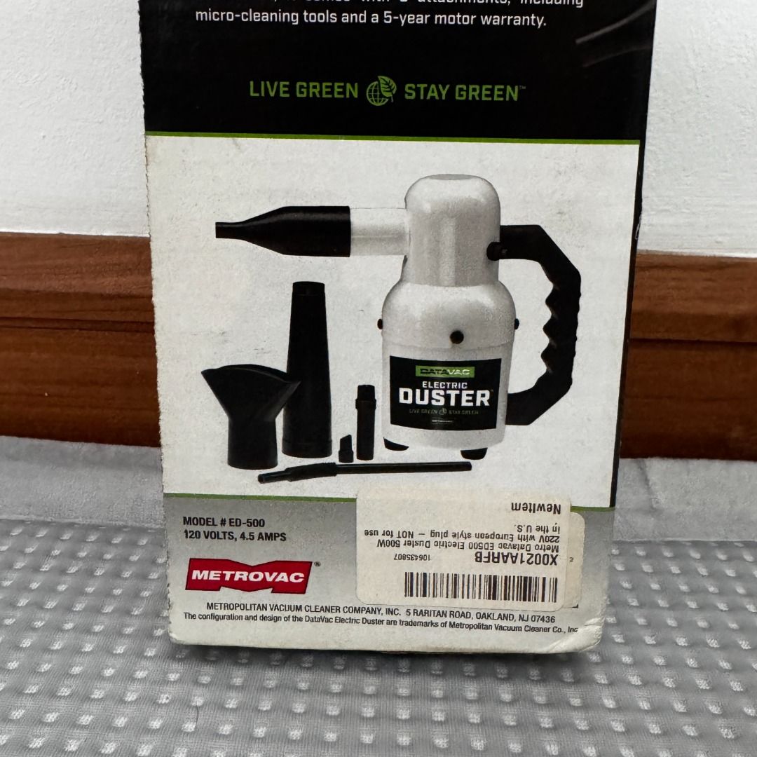 Metro Datavac ED500 Electric Duster 500W 220V with European style plug ...