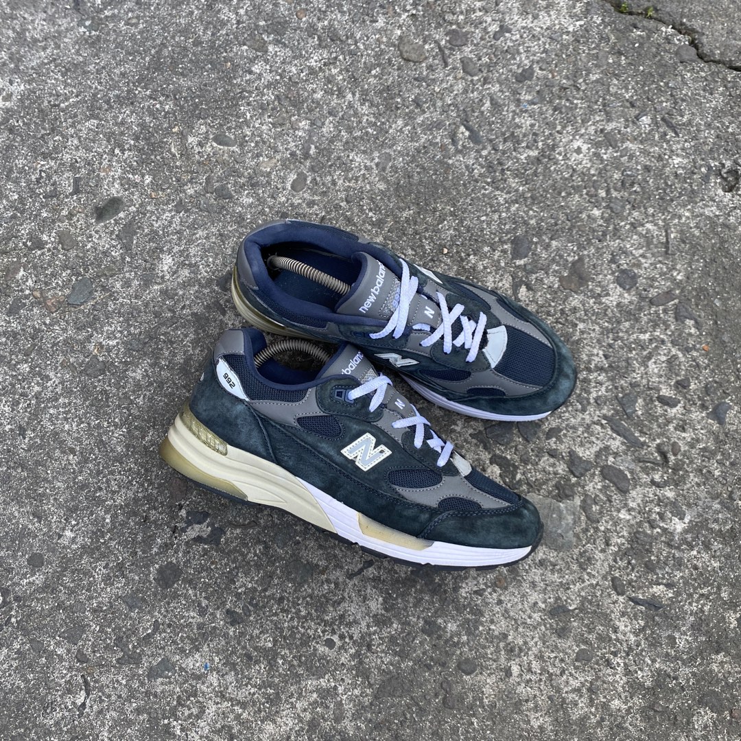 New Balance - 992 Navy Grey, Men's Fashion, Footwear, Sneakers on Carousell